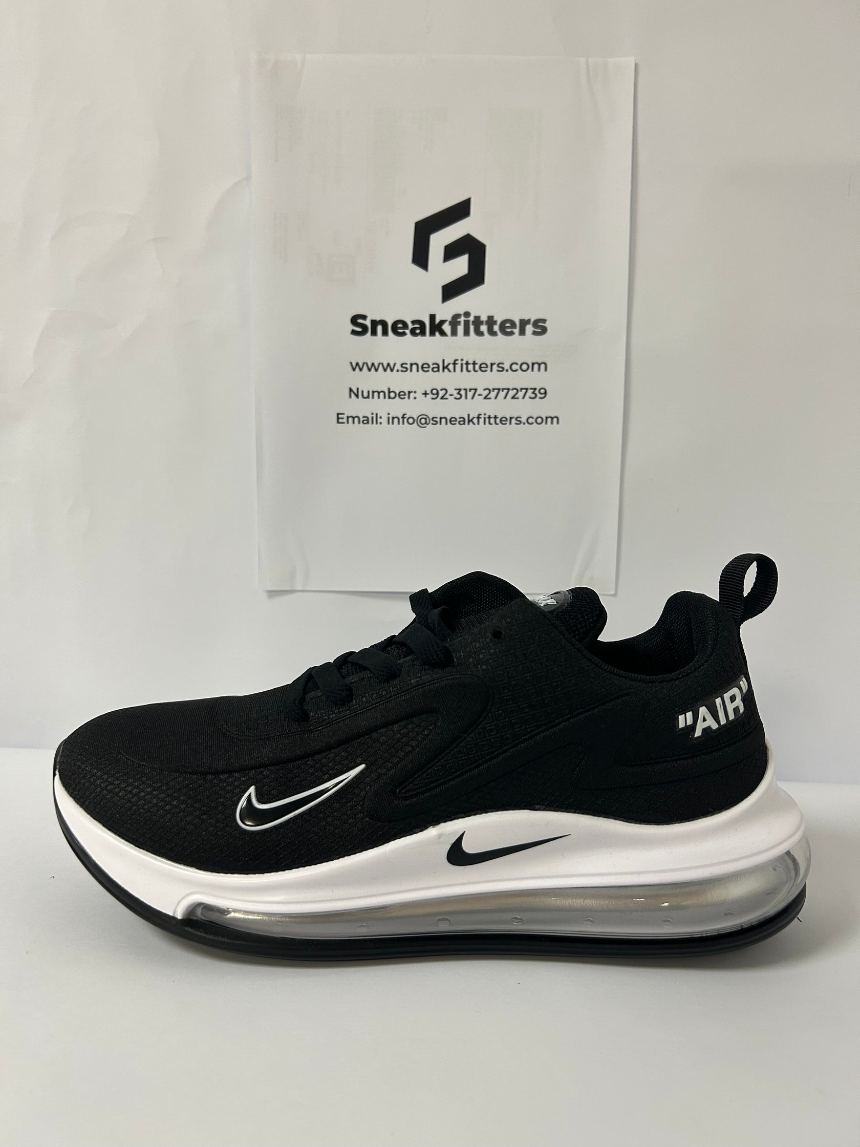 NKE Air Max 720 - Black White | Sneakfitters